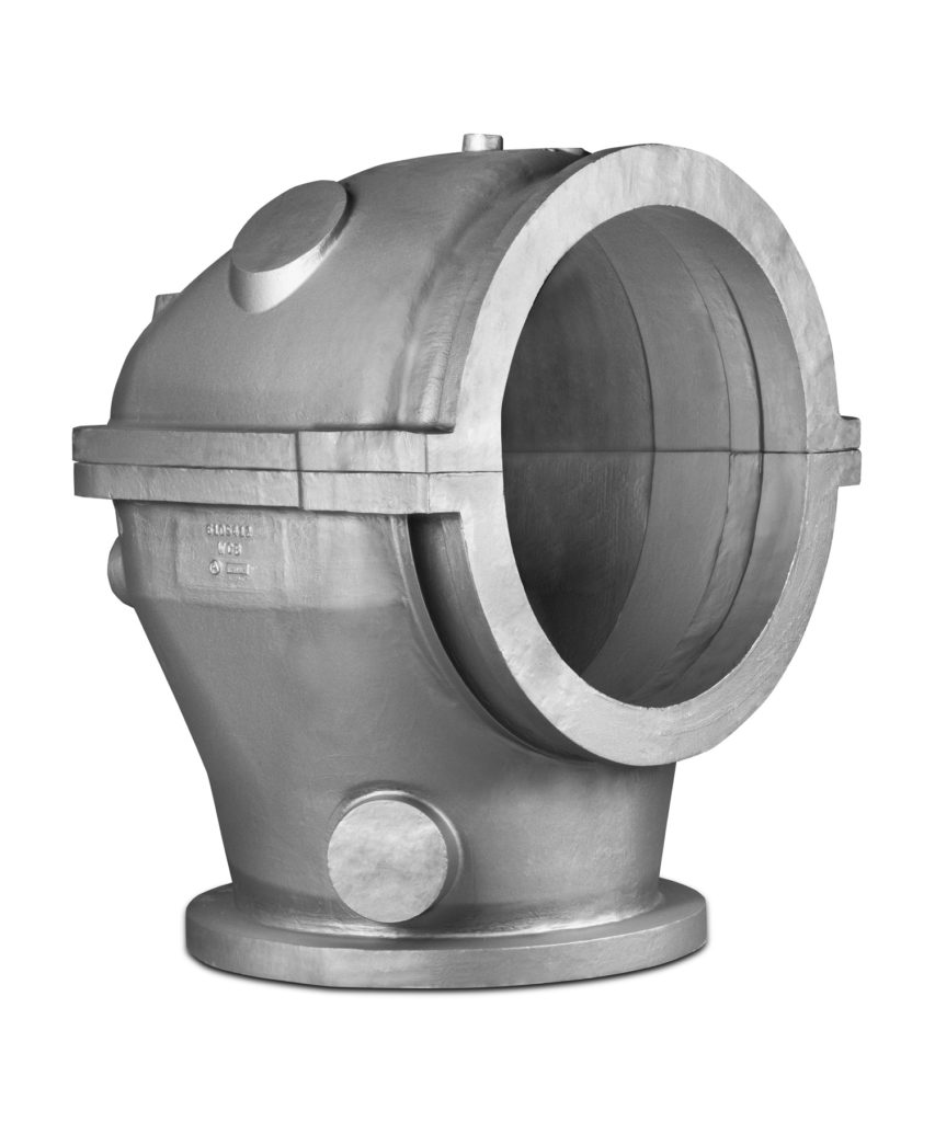 Steam turbine upper and lower casing - Ampo Foundry